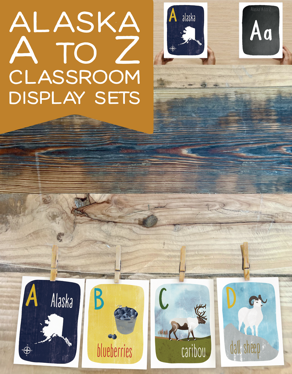 Alaska A to Z Alphabet Cards - Classroom Display Set – Wren Wholesale